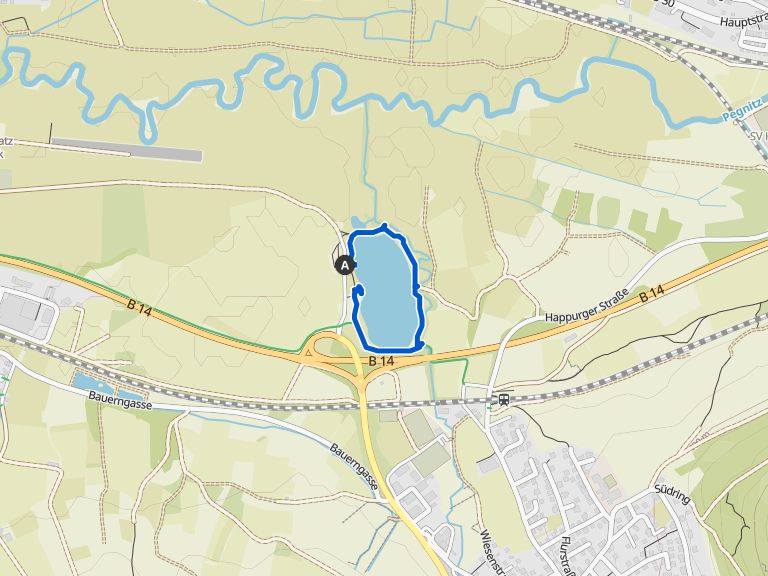 Um den Happurger Baggersee | Wanderung | Komoot